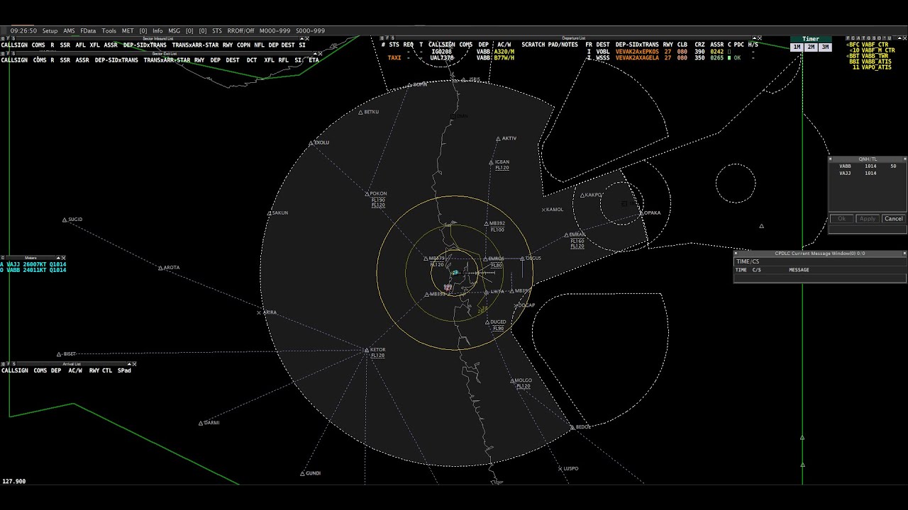 VATSIM ATC | Mumbai Radar | VABB_APP | Let's Have Fun at Mumbai - YouTube