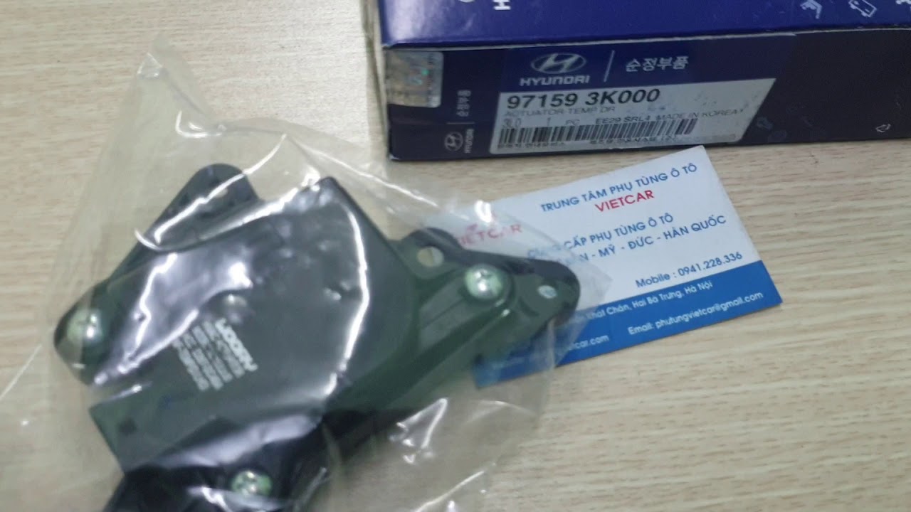 971593K000 Mô tơ điều khiển gió giàn lạnh (mô tơ cửa gió điều hòa ...