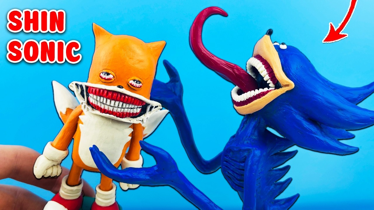 Making Shin Tails & Shin Sonic with clay ☀ TWO TAILED FOX - The Sonic ...