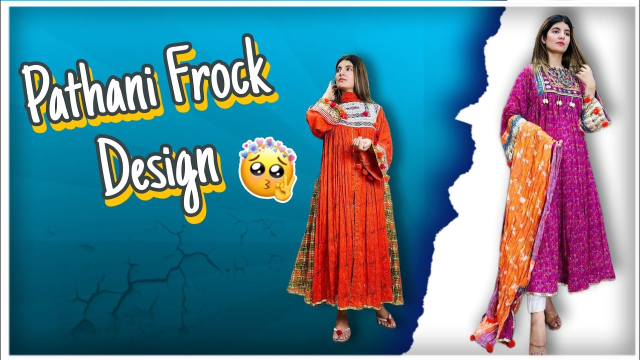 New simple Pathani Frock designs long dress design for girl Summer ...