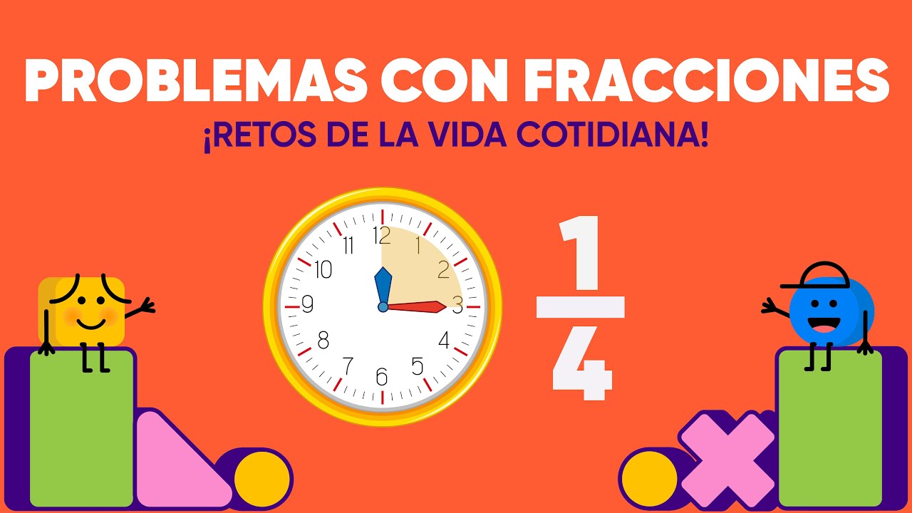 FRACCIONES en situaciones de MEDIDA (Medios y cuartos) - YouTube