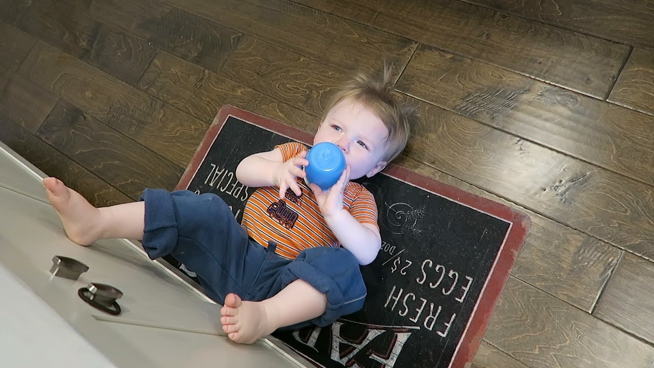 SUPER CLUMSY BABY!!! - YouTube