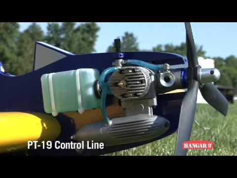 PT-19 Profile Control Line 36 ARF by Hangar 9 - YouTube