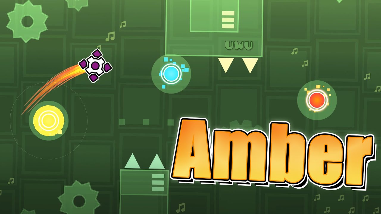 "Amber" by 1nfra & Nascence [ALL COINS] | Geometry Dash Daily #731 [2. ...