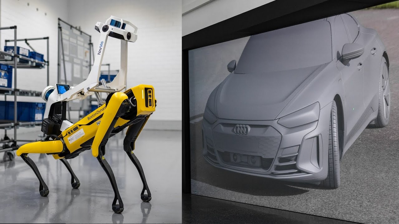 Audi Smart Factory with Super Robots - Future of Production - YouTube