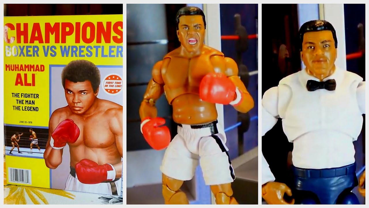 Muhammad Ali Mattel Creations WWE Ultimate Edition Action Figure Set ...