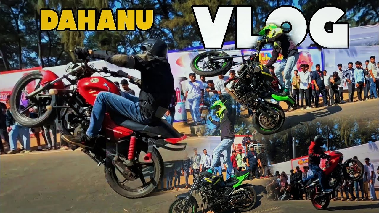 Dahanu Festival 3.0 | bike stunt show | Wheelie Riders ️ - YouTube