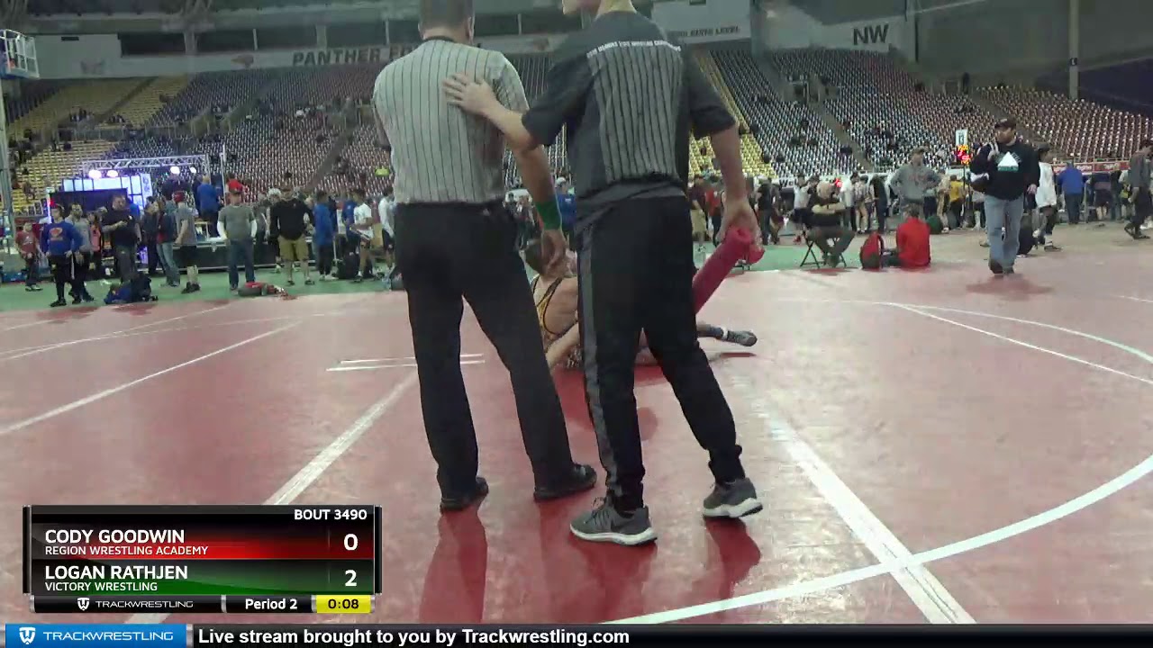 16U 138 CODY GOODWIN Region Wrestling Academy Vs Logan Rathjen Victory ...