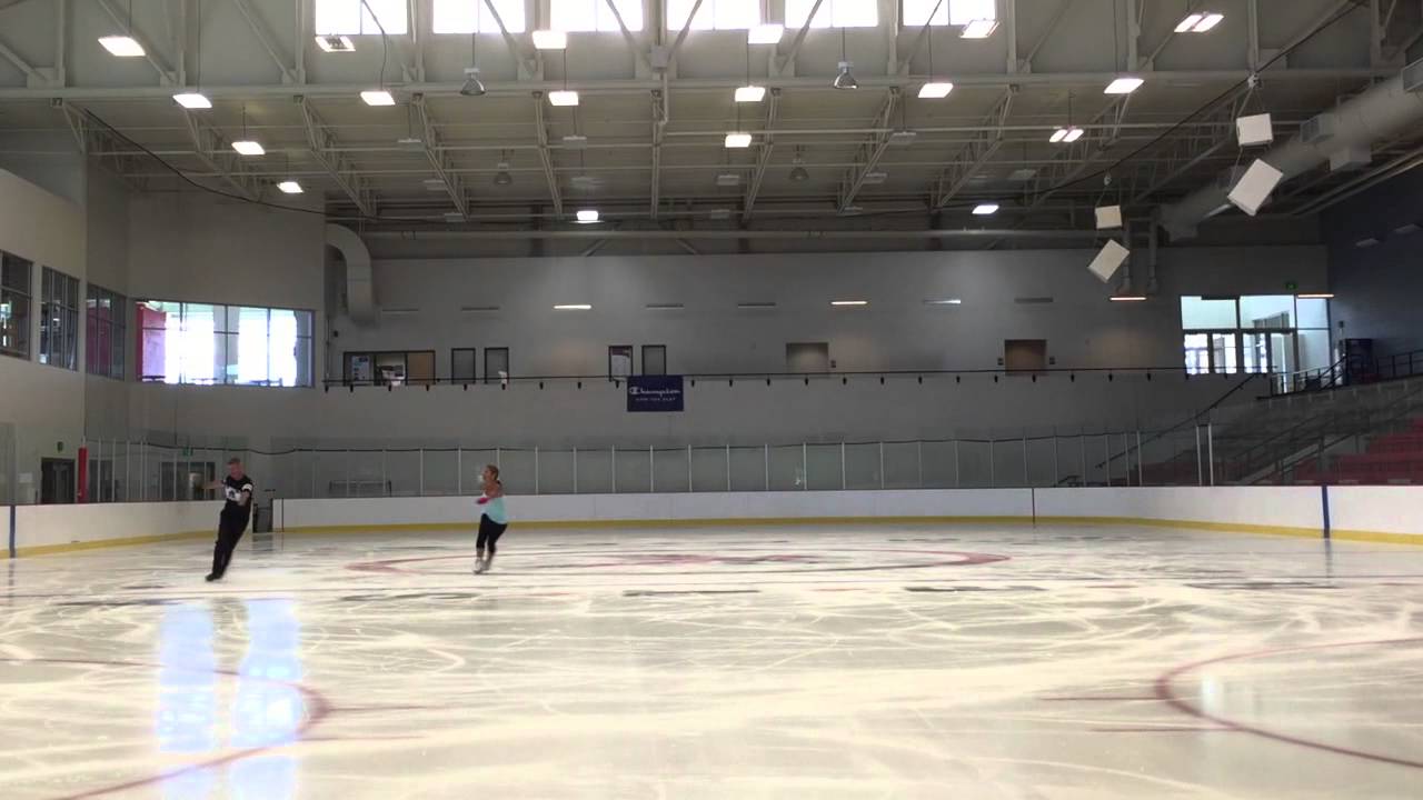 Adult Figure Skating: Silver Pairs Practice - YouTube