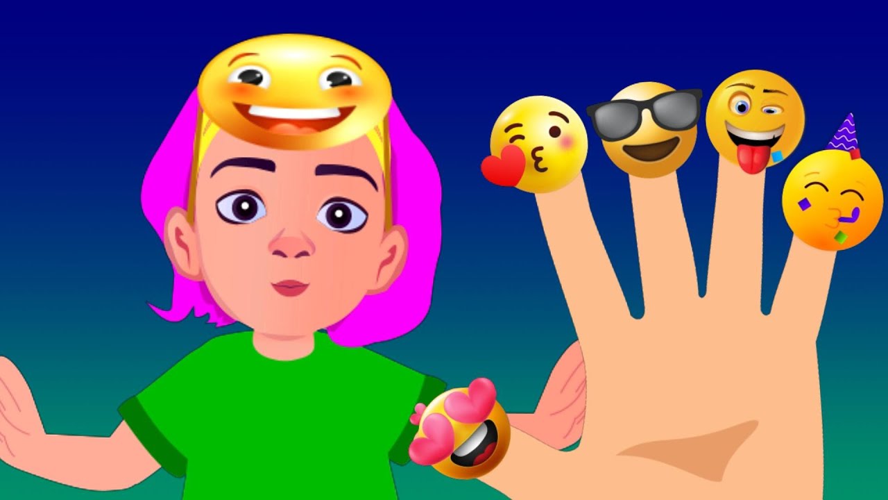 フィンガーファミリー・えもじ | Finger Family Emojis - キッズソング - Kuku and Cucudu 童謡 ...
