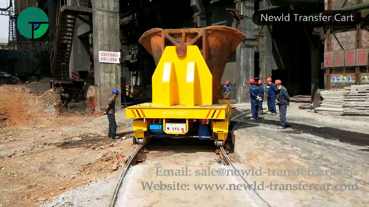 Rail Ladle Transfer Trolley - Scrap Bucket and Hot Metal Ladle Car ...