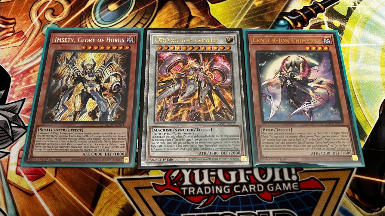 My Yugioh Horus Centurion deck profile post rota 10/24 - YouTube