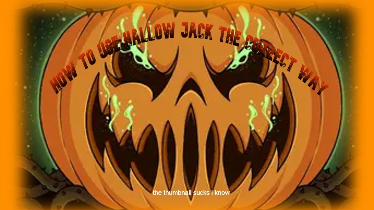 how to use hallow jack the correct way - YouTube