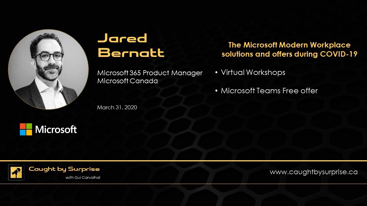 Jared Bernatt - The Microsoft Modern Workplace solutions and offers ...