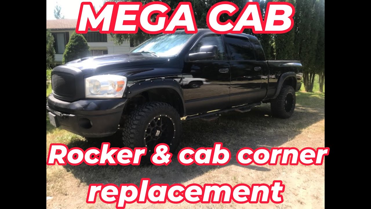 How to replace rocker panels and cab corners on a Dodge Ram mega cab ...