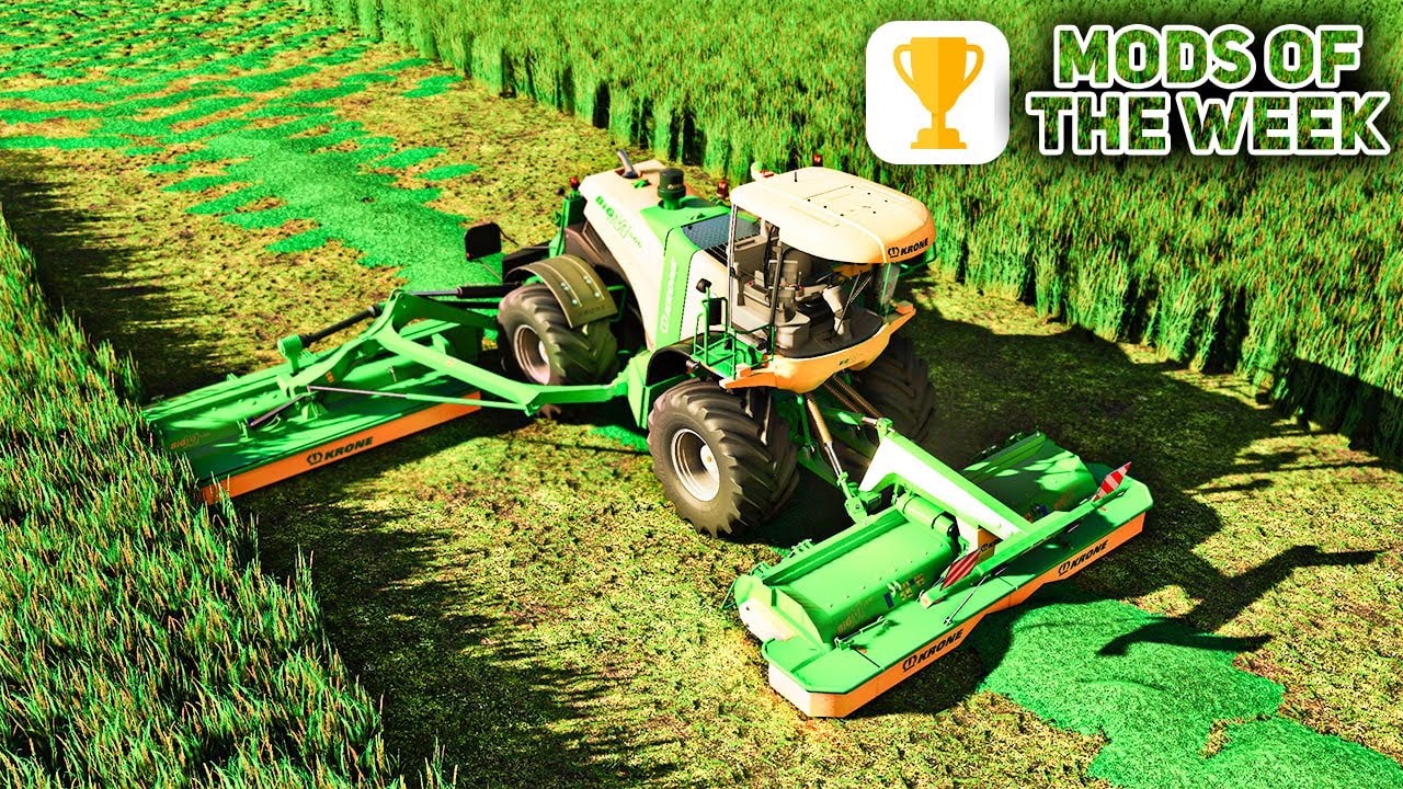 HUGE Realistic Mower ! | 10 BEST MODS of the week! (Farming Simulator ...