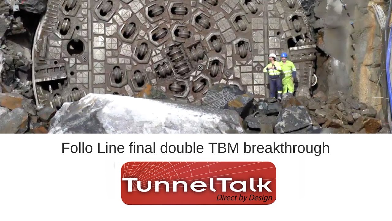 Follo Line final TBMs breakthrough - YouTube