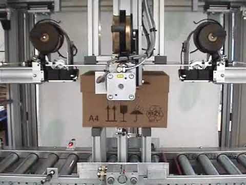 Mezger Stapling Head System - Automated Carton Closing - YouTube