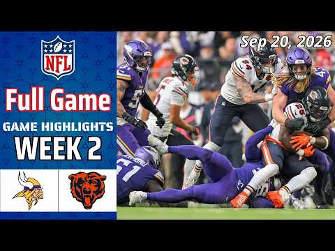 Bears vs. Vikings Full Game Highlight | Sep 20 | NFL 2026 | Week 2