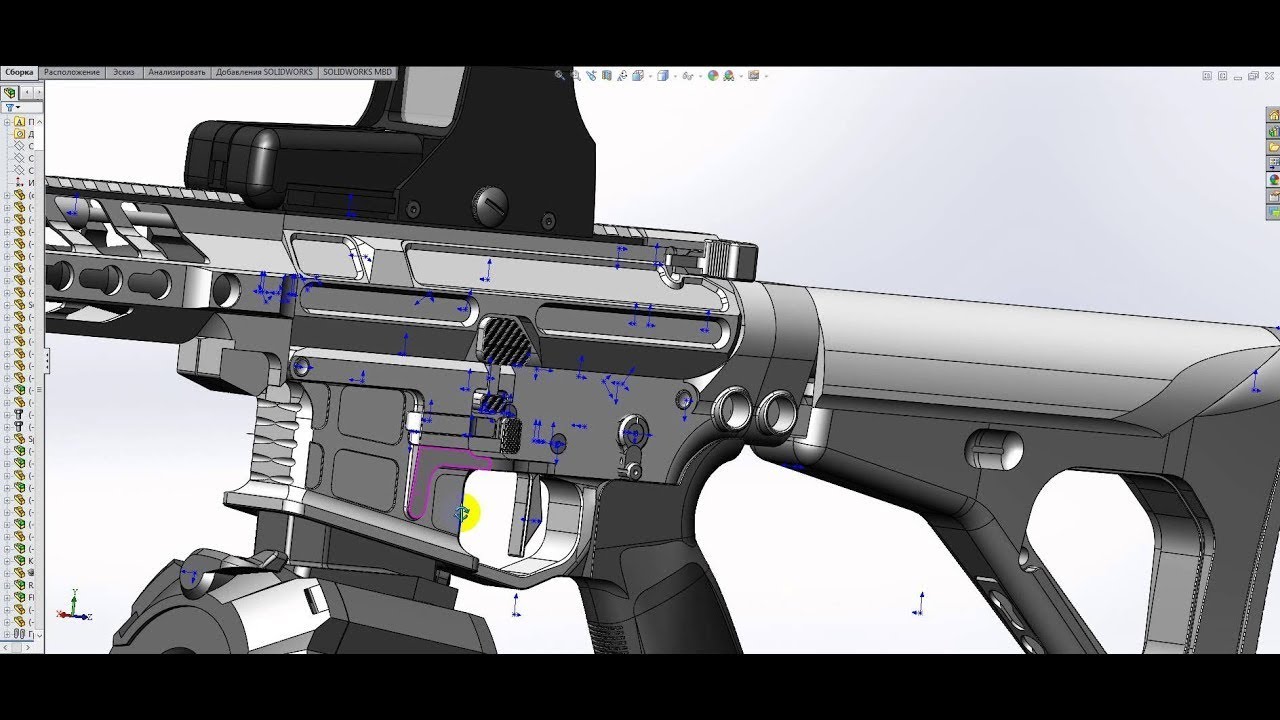 22 SolidWorks Beginner TUTORIAL CURVE PATTERN - YouTube