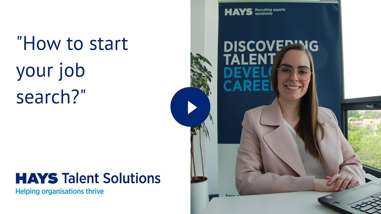 How to start your job search? - Hays Talent Solutions - YouTube