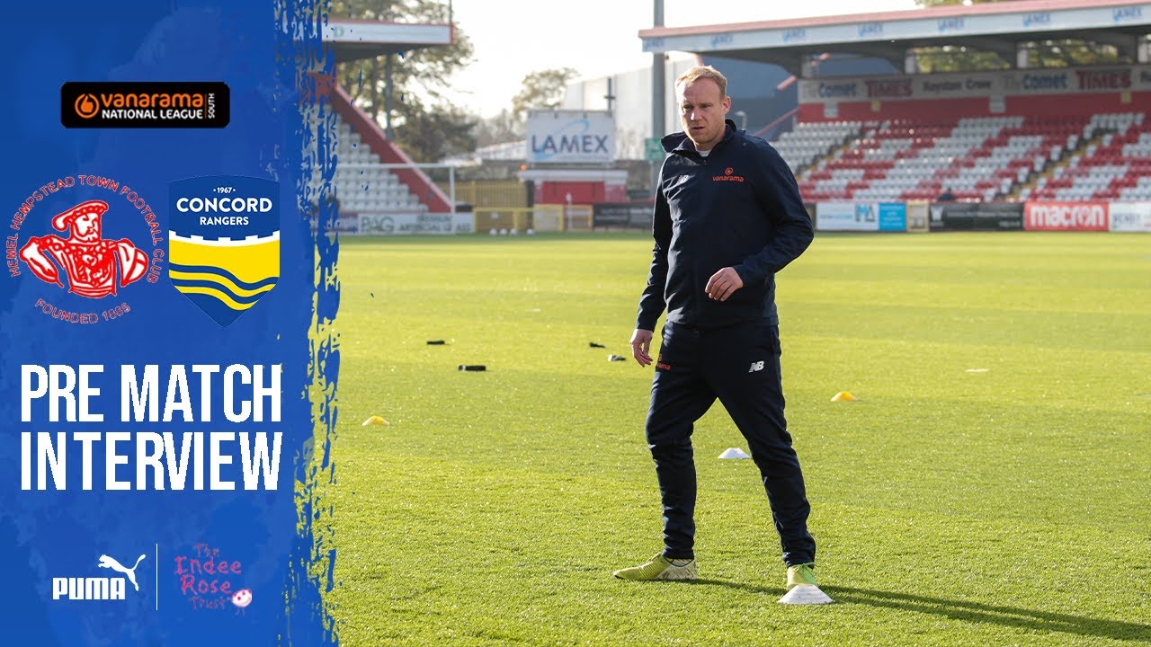 15/01/21 | PRE-MATCH INTERVIEW | Lee Minshull vs Hemel Hempstead - YouTube