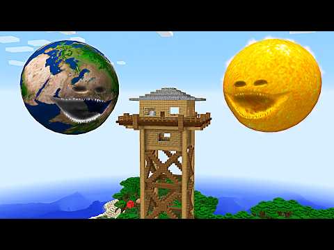 SURVIVING FROM THE EARTH AND THE SUN in Minecraft - Gameplay - Coffin Meme