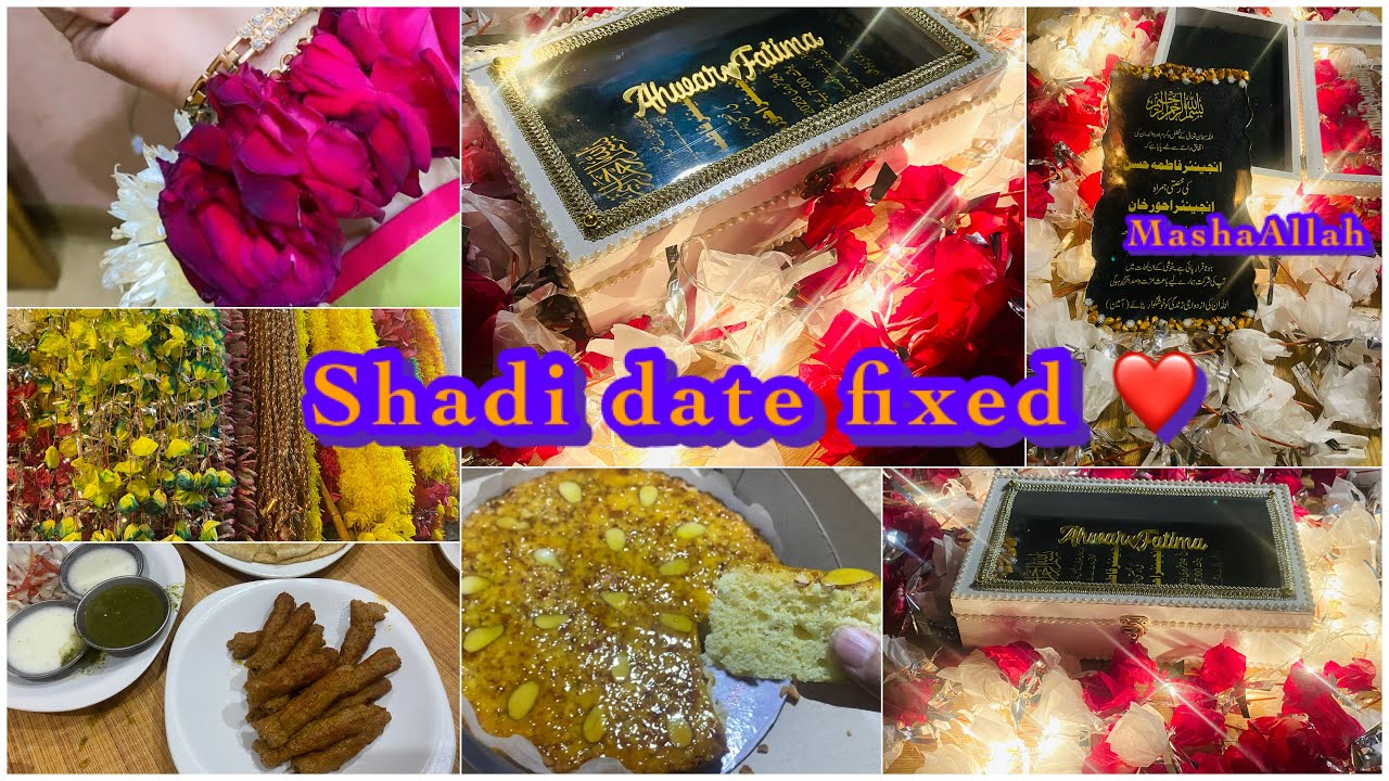 My Wedding Date Fixed Vlog - YouTube