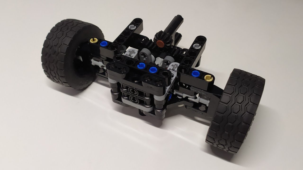 How To - Lego Technic 4WD Front Axle #lego go #legotechnic - YouTube