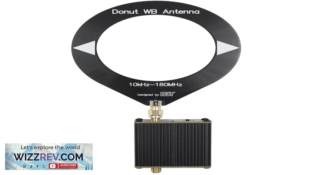 Donut Broadband Antenna with 10kHz-180MHz Frequency Range No Complex ...