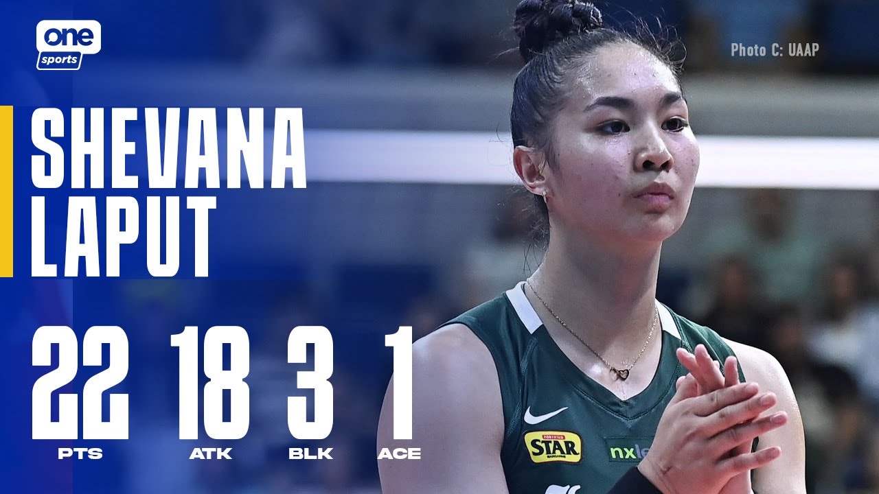 Shevana Laput UNLEASHED 22 PTS for DLSU vs. FEU | UAAP SEASON 87 WOMEN ...