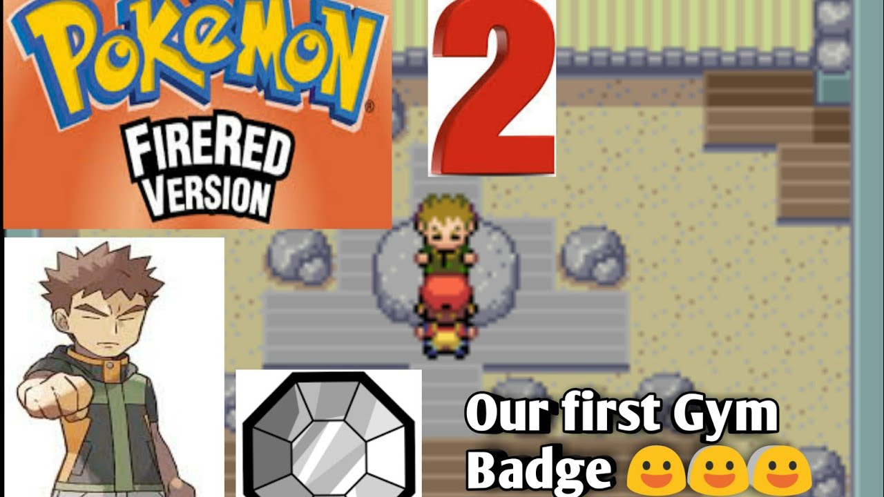 Fire Red Walkthrough part-2 Boulder badge 😆😆😆 - YouTube