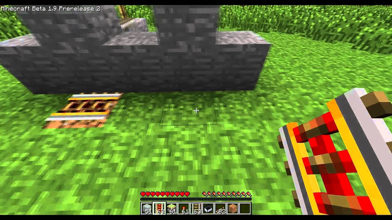 Floating rails - Minecraft - YouTube