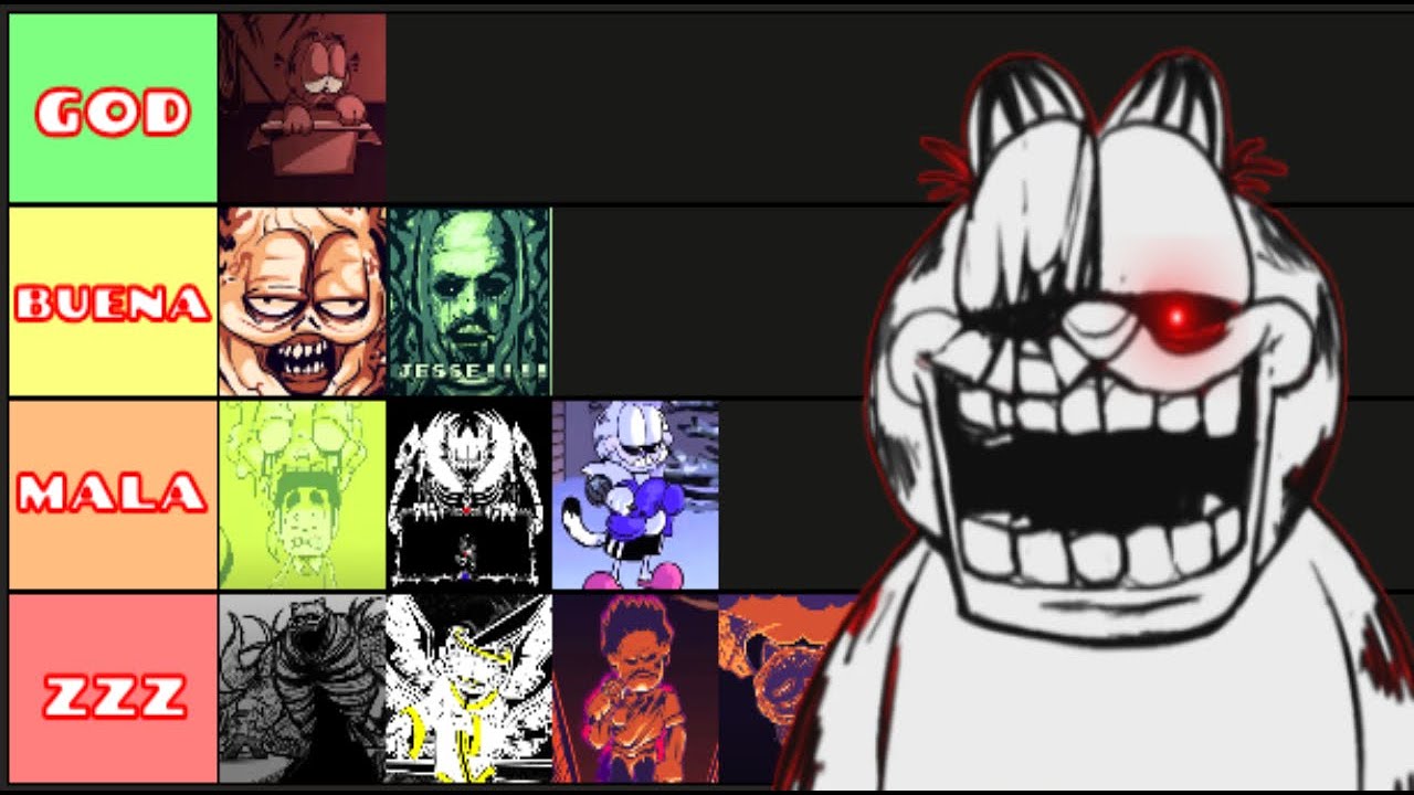 LAS 30 CANCIONES DE GOREFIELD V2 TIER LIST (mi opinión) - YouTube