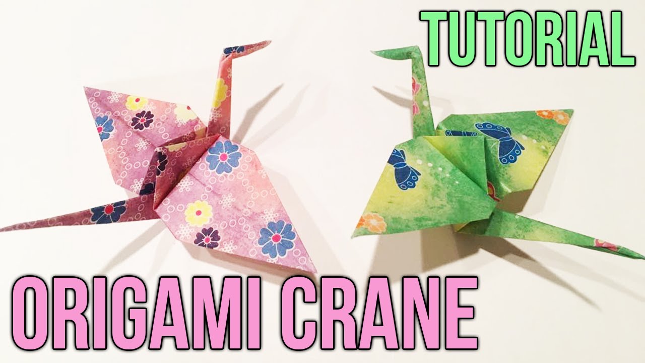 Origami Crane | EASY TUTORIAL - YouTube