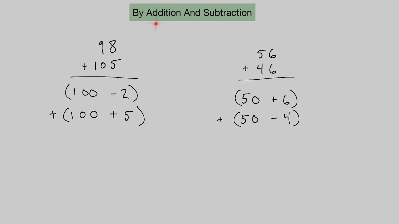 VEDIC MATH, Magic Word Formula, “By addition and subtraction”. Faster ...