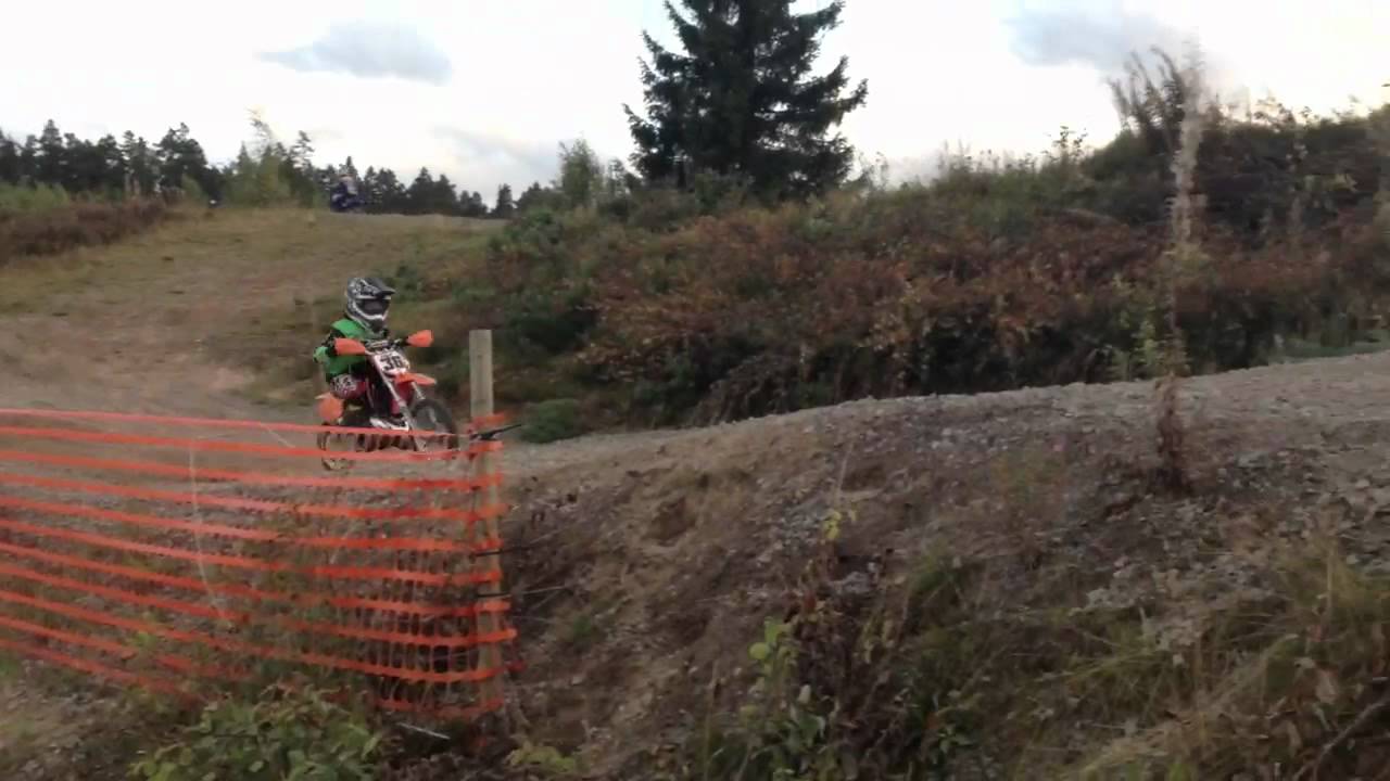 Ktm 50sx big jump - YouTube