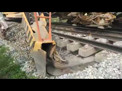 Ballast Cleaning Machines in action!! - YouTube