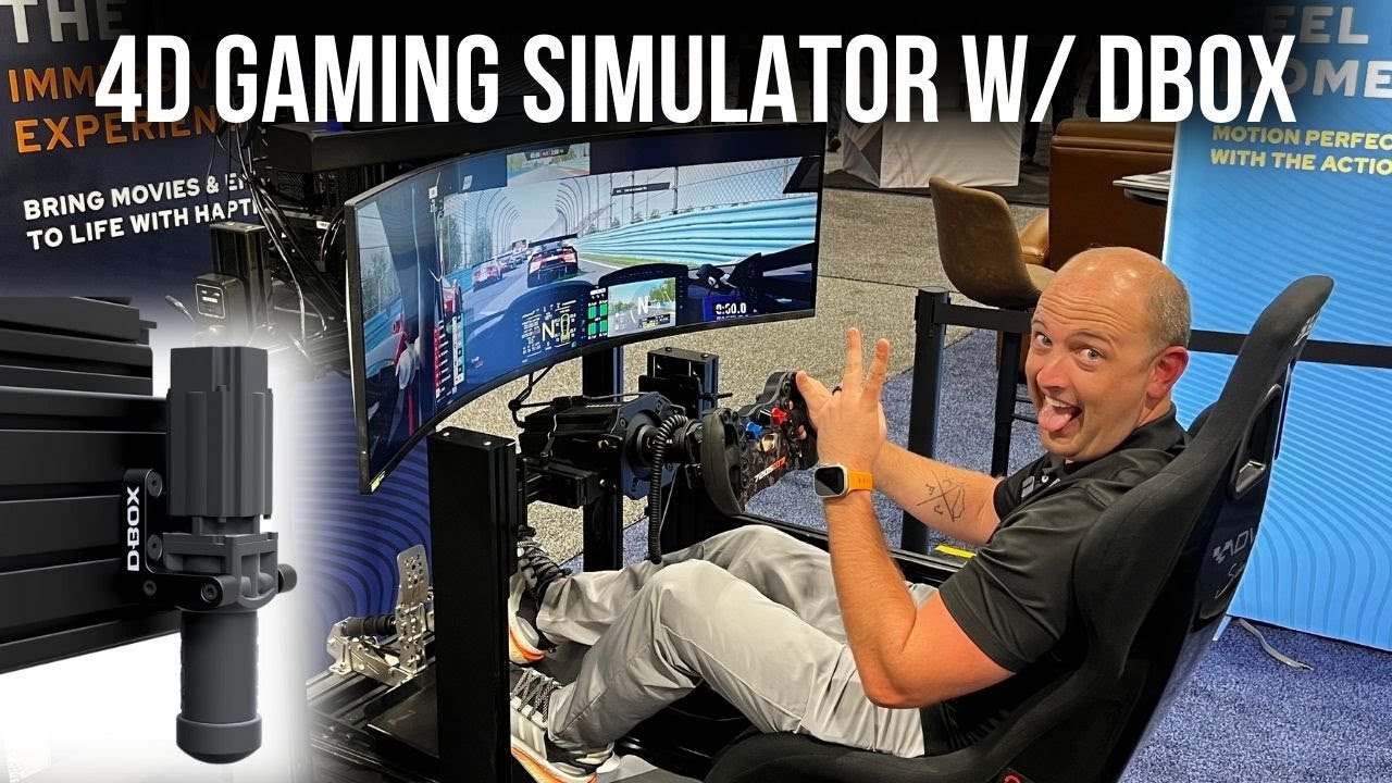 4D RACING SIMULATOR EXPERIENCE - Advanced Sim Racing - CEDIA 2023 - YouTube