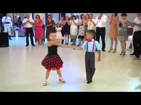 2 little Kids Ballroom dancing