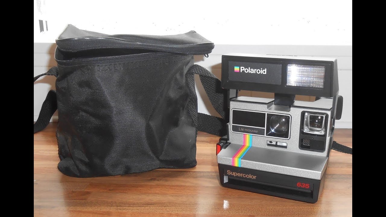 Polaroid Supercolor 635 Instant Camera Takes P600 Film Tested VGC - YouTube