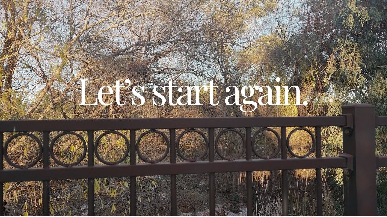Let's start over, shall we? - YouTube