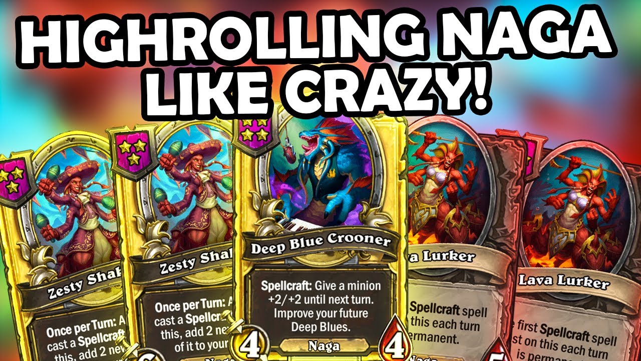 2 GOLDEN ZESTY SHAKERS And DEEP BLUE: Best Naga Comp! | Hearthstone ...