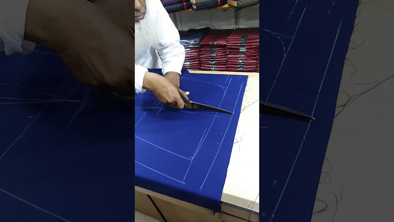 Suit cutting process - YouTube