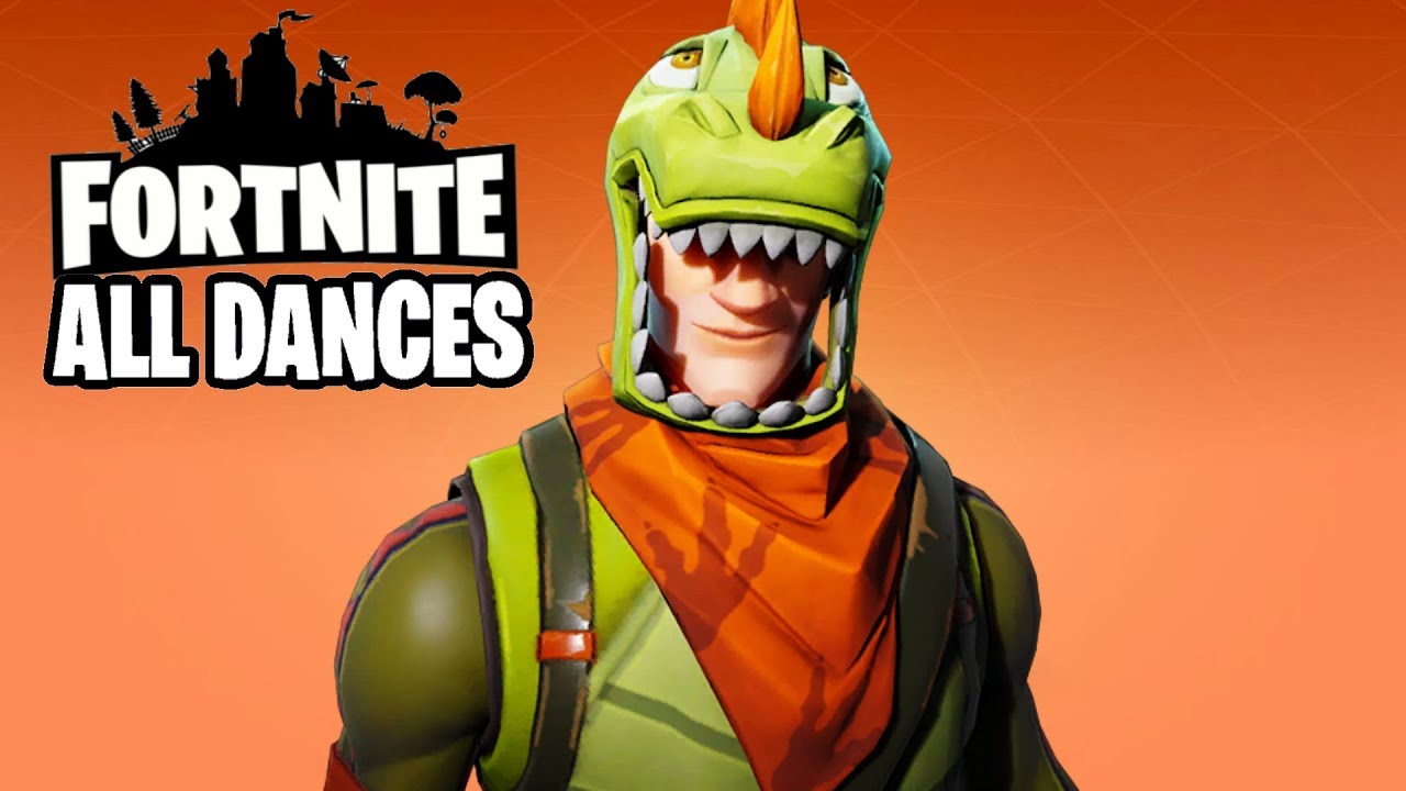 Fortnite Rex Legendary Performs All Dances Season 1-5 - YouTube