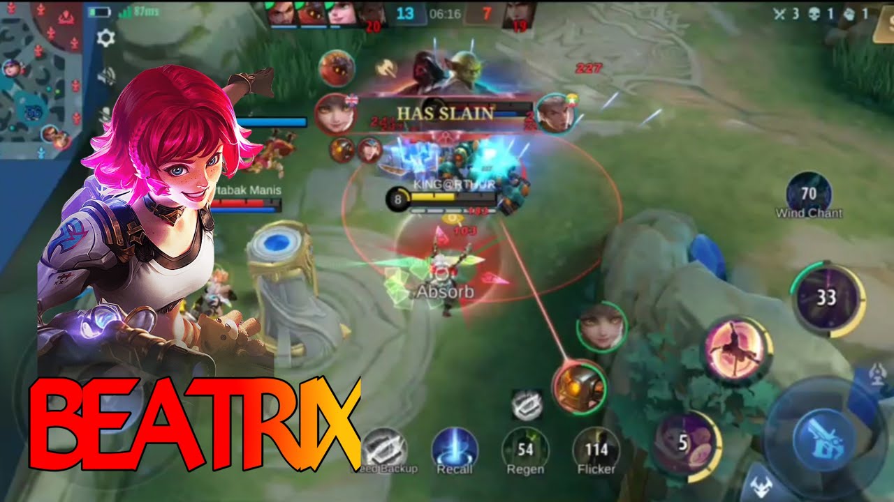 Beatrix Rank Gameplay || MLBB || #mlbb - YouTube