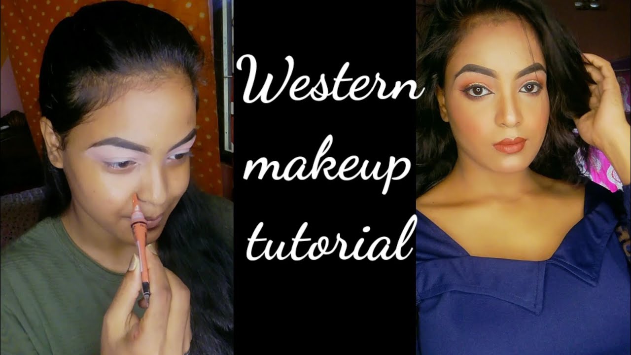 Western makeup look easy way & product details 😍😍😍😍Rimis makeover ...