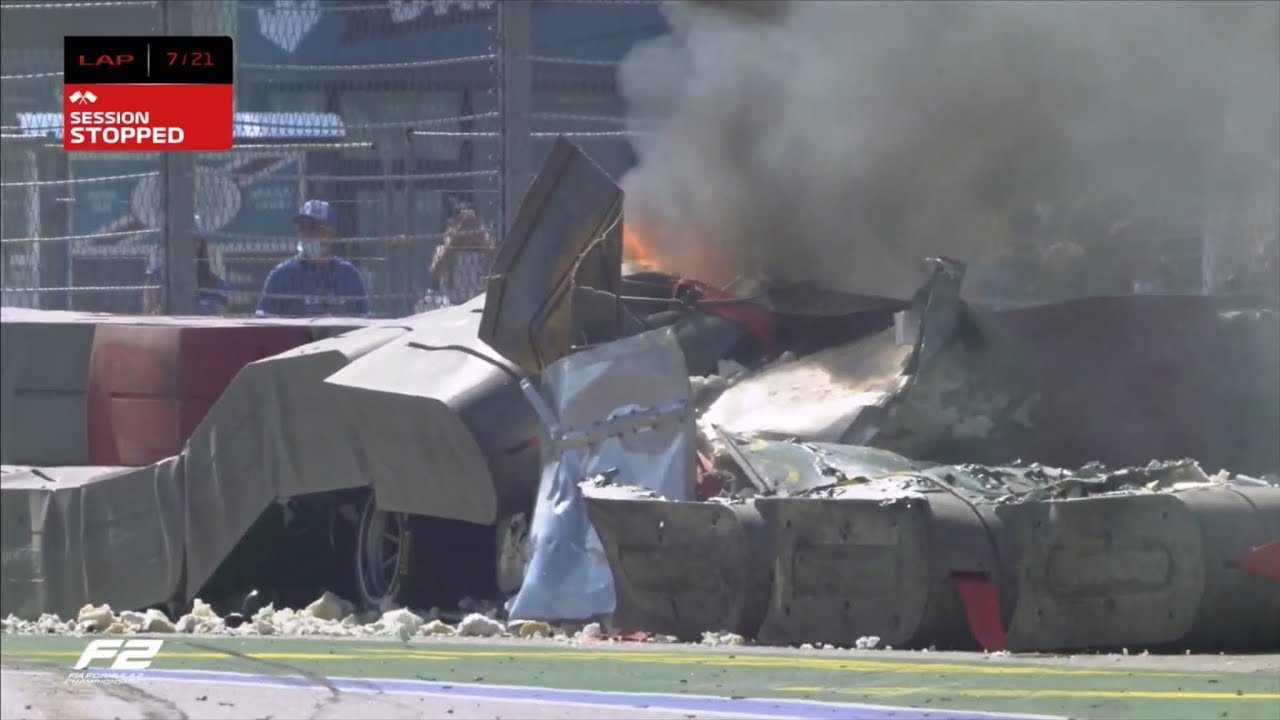 Formula 2 Horror-Crash | Sotchi 2020 - YouTube