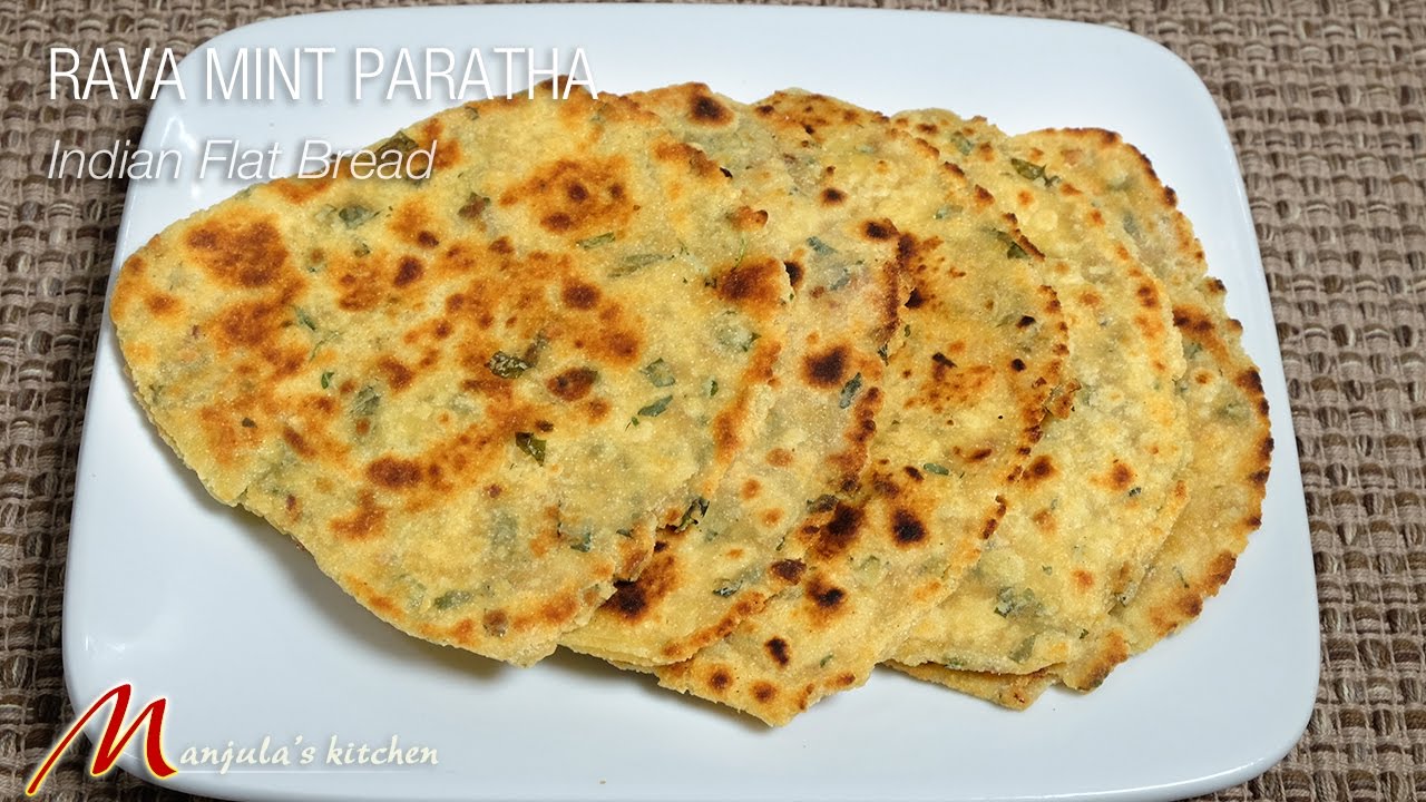 Rava Mint | Pudina Paratha | Mint Paratha | Pudina Parantha | Mint ...