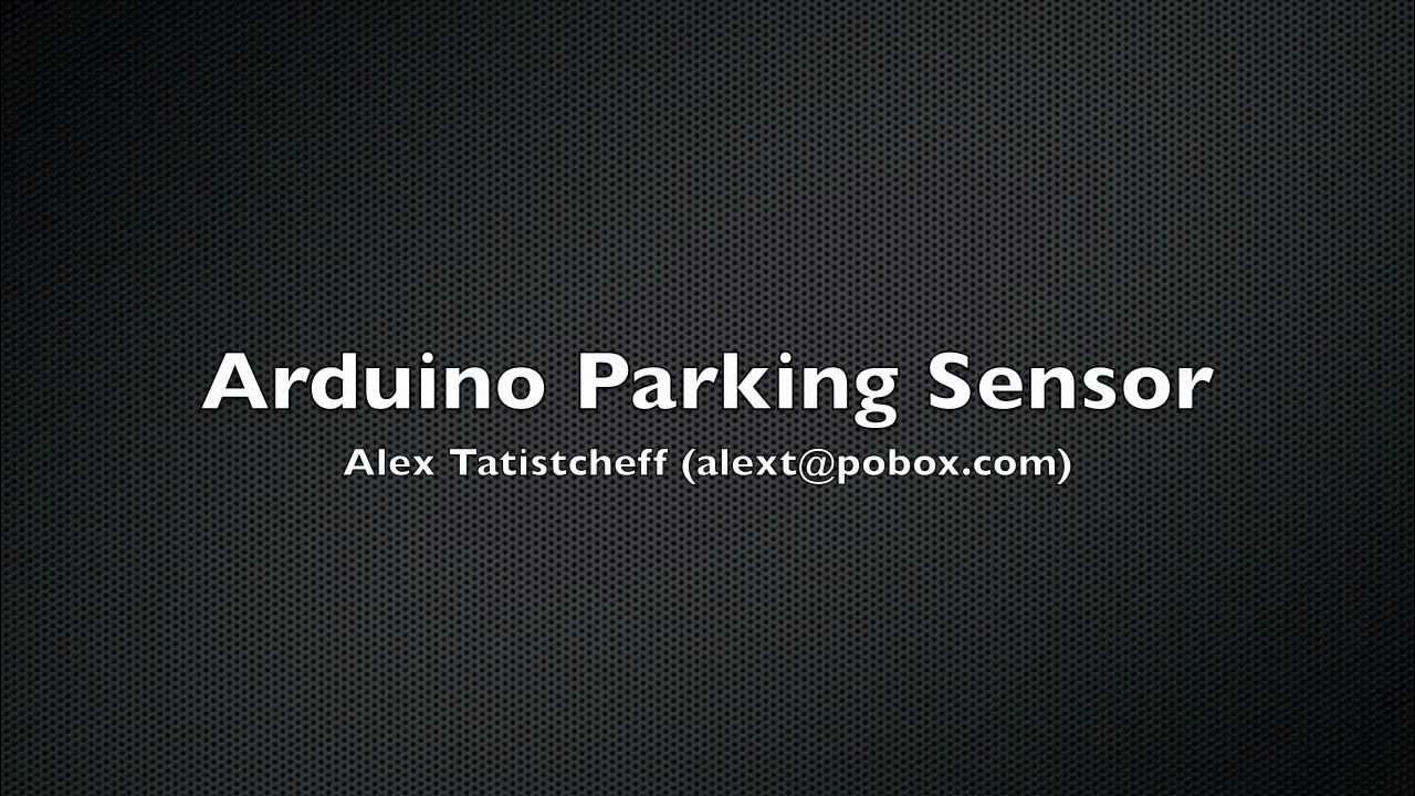 Arduino Parking Sensor - YouTube